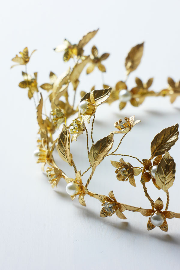 [RENTAL][Jardin Tiara Gold]by Ti Adoro Jewelry｜JULIEBRIDAL ブライダルアクセサリー ...