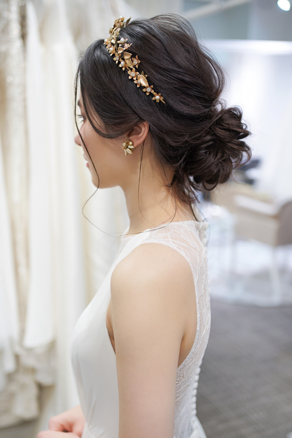 [RENTAL][Jardin Tiara Gold]by Ti Adoro Jewelry｜JULIEBRIDAL ブライダルアクセサリー ...